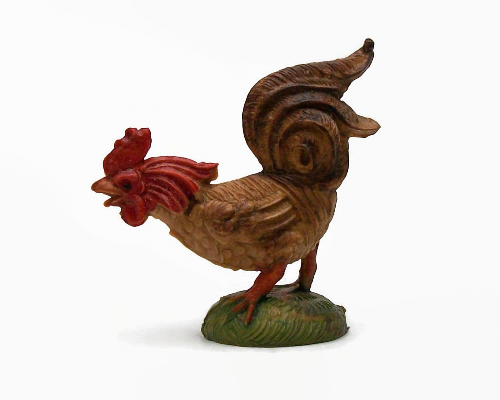 Vintage Miniature Plastic Rooster Figurine Made in Italy Tiny Small ...