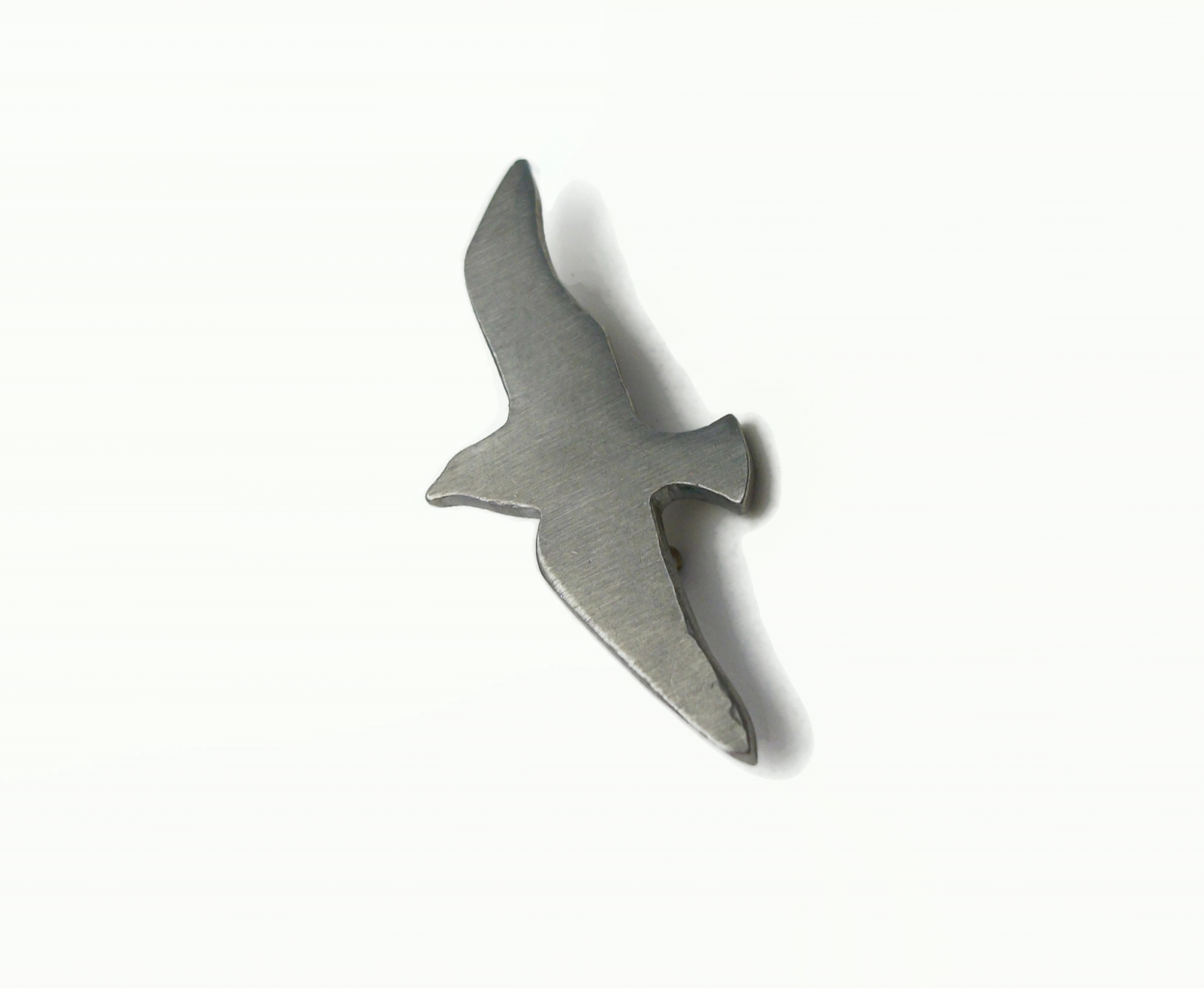 Vintage Pewter Seagull Brooch Minimalist Silver Bird Pin Lapel Pin ...