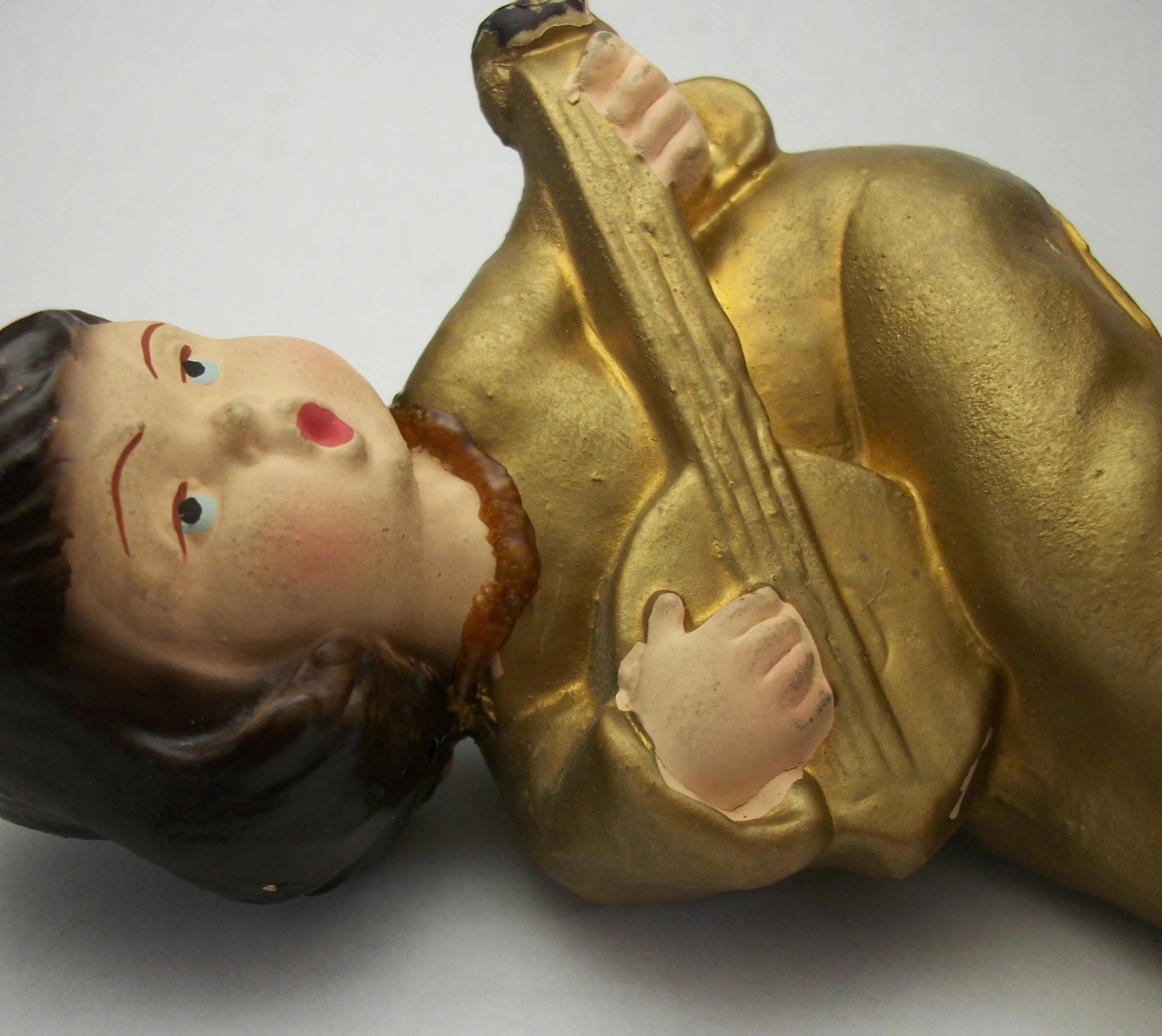 Mid Century Vintage Set Gold Plastic Angel Figurines Made in Italy ...